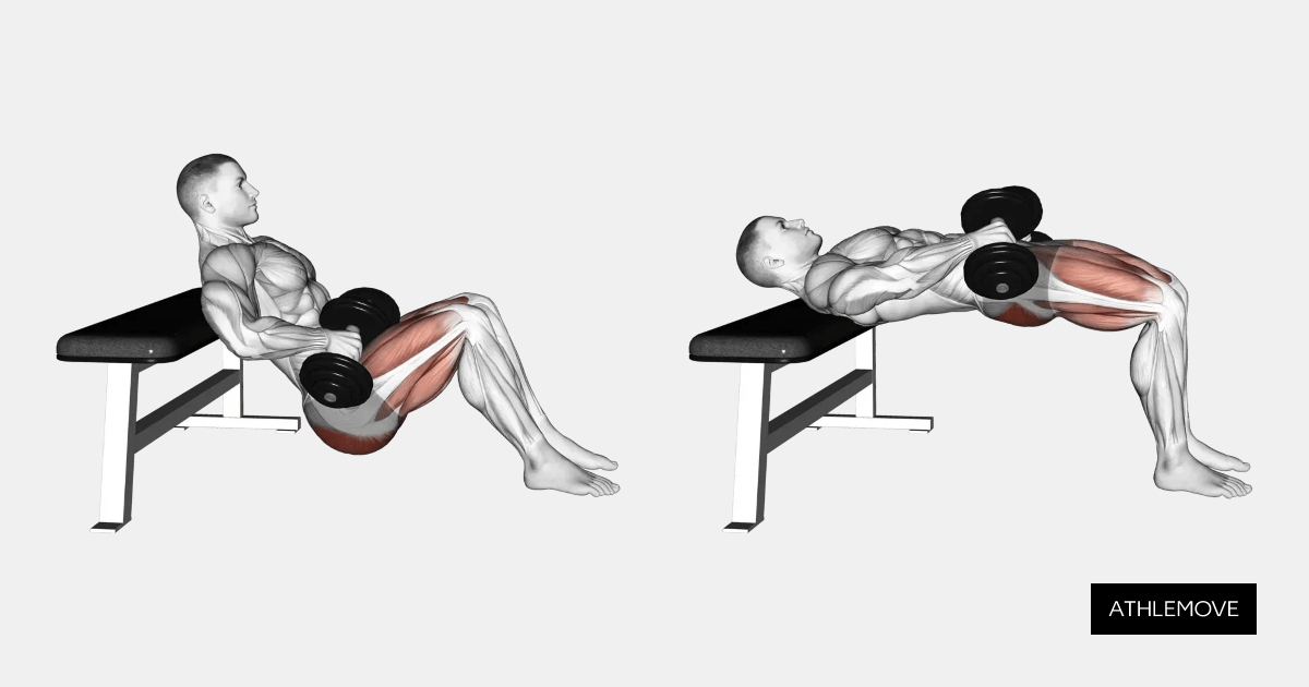 Dumbbell Hip Thrust: Guide, Muscles Worked, Tips | Athlemove