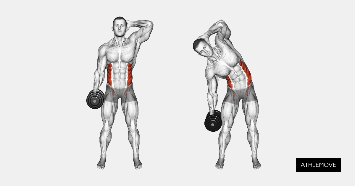 Dumbbell Side Bend: Guide, Muscles Worked, Tips | Athlemove